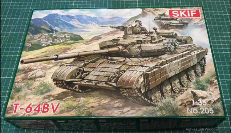 Т-64БВ танк ЗСУ України збірна модель SKIF 205 купити в Україні