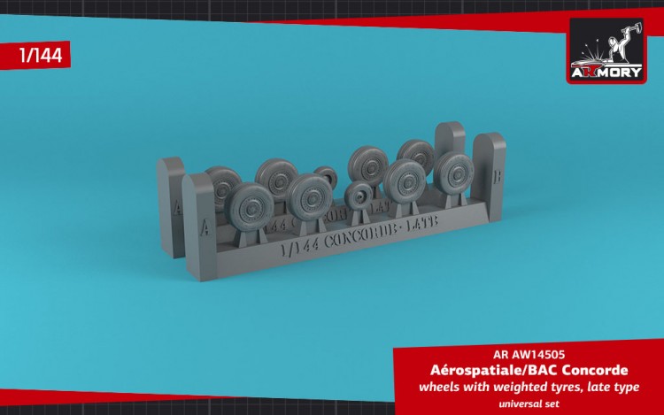 Concorde wheels set late (1/144)