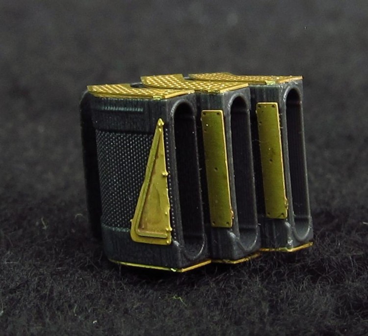 AH-64 Apache. Exhaust Pipes photo-etched